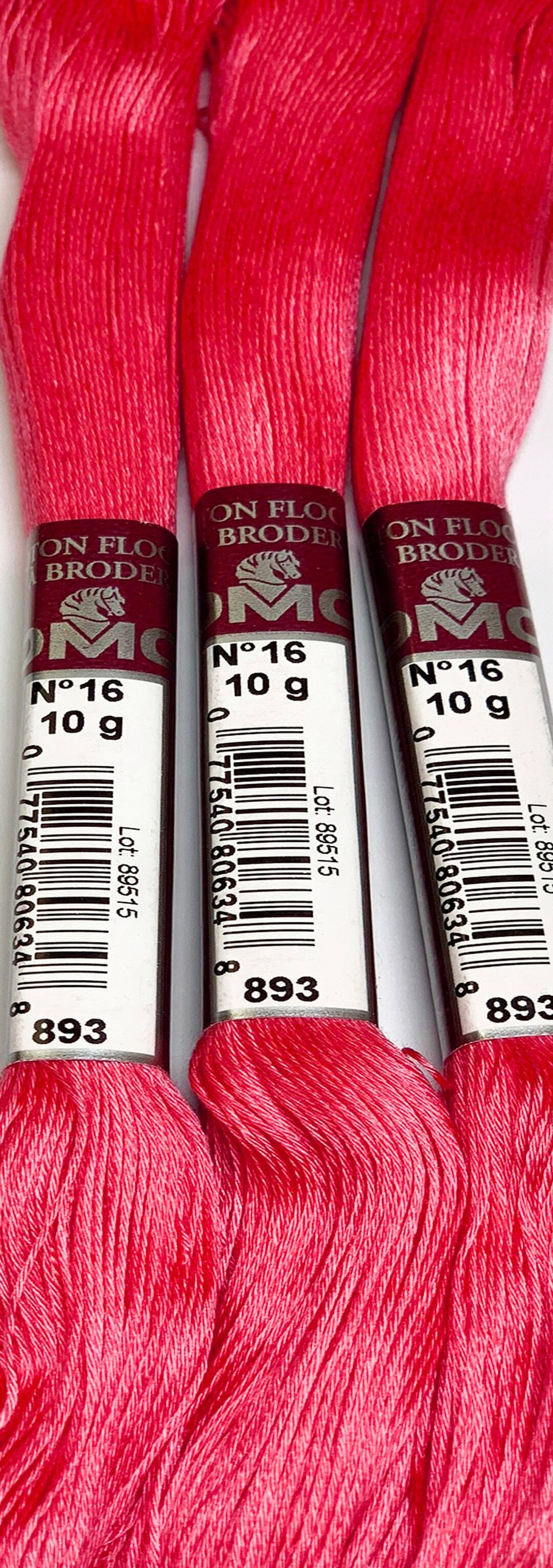 DMC-FLOCHE-COLOR 893 Bright Rose Pink - Etsy