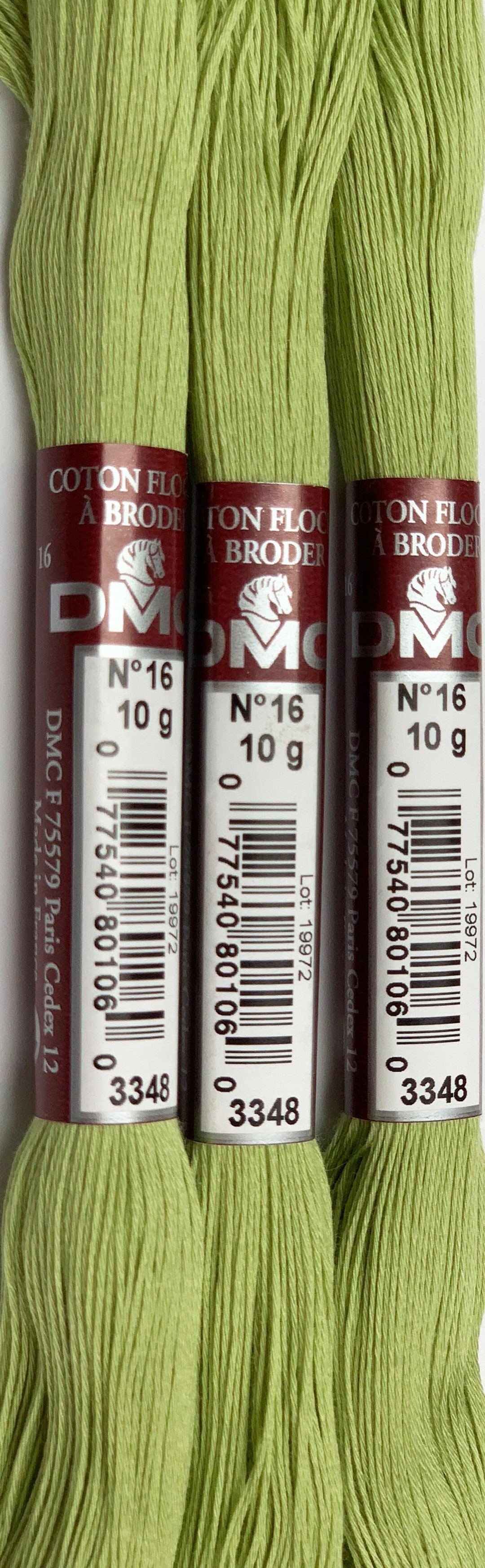COLOR 3348 Yellow Green Light DMC-FLOCHE - Etsy