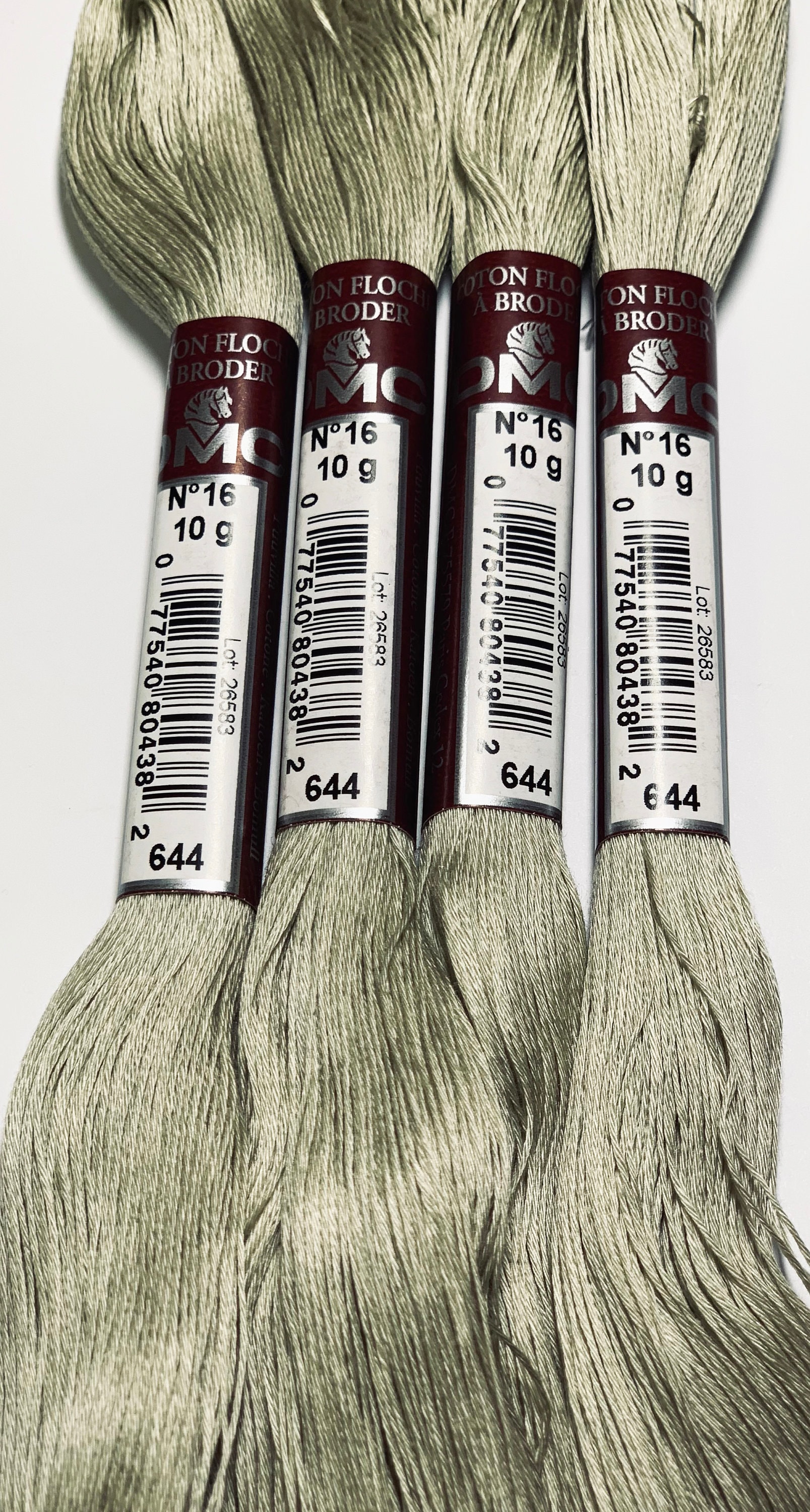 DMC-FLOCHE-COLOR 644 Medium Beige Gray - Etsy