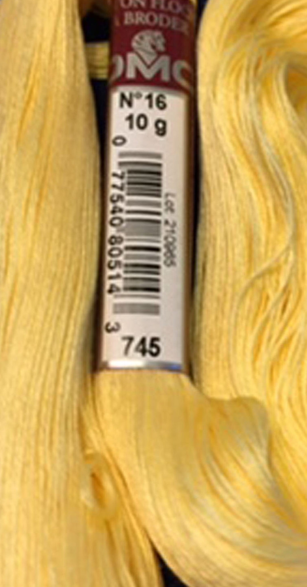 COLOR 745 Blonde DMC-FLOCHE - Etsy