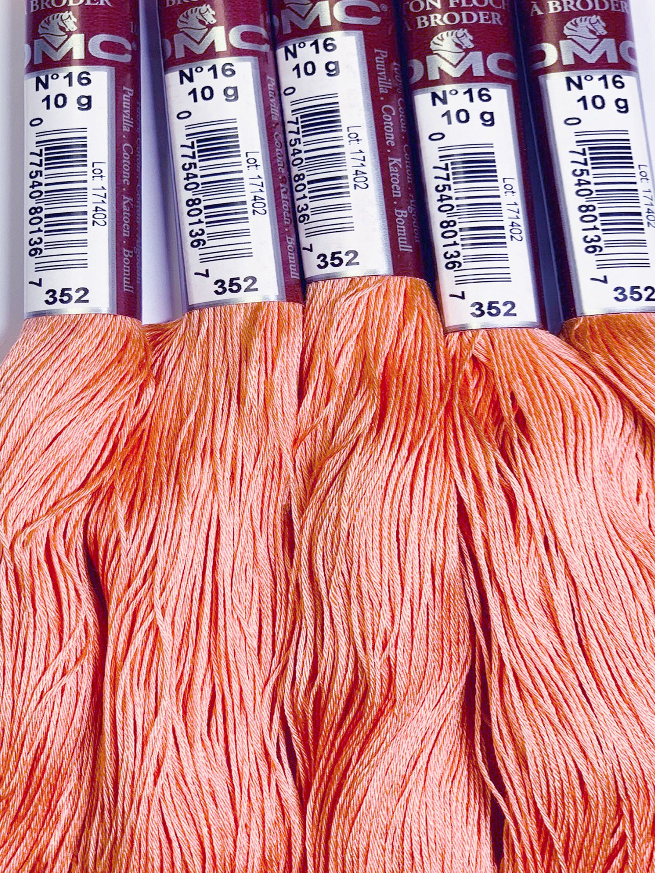 COLOR 352 light Coral DMC-FLOCHE - Etsy