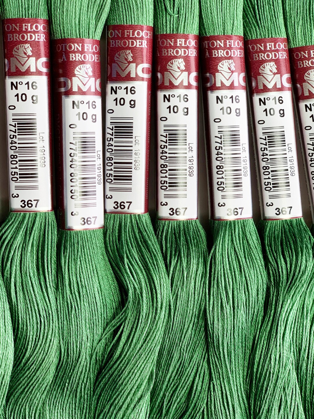 DMC-FLOCHE-COLOR 367 Pistachio Green Dark - Etsy