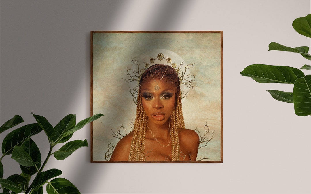 Symone, Rupaul, Botanical Art Print, Gothic Illustration, Vintage Art ...