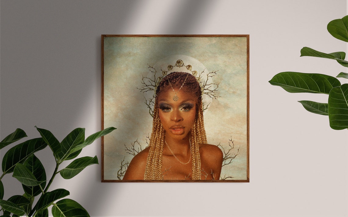 Symone, Rupaul, Botanical Art Print, Gothic Illustration, Vintage Art ...
