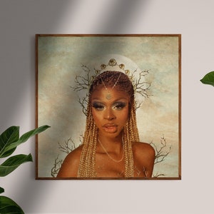 Symone, Rupaul, Botanical Art Print, Gothic Illustration, Vintage Art ...