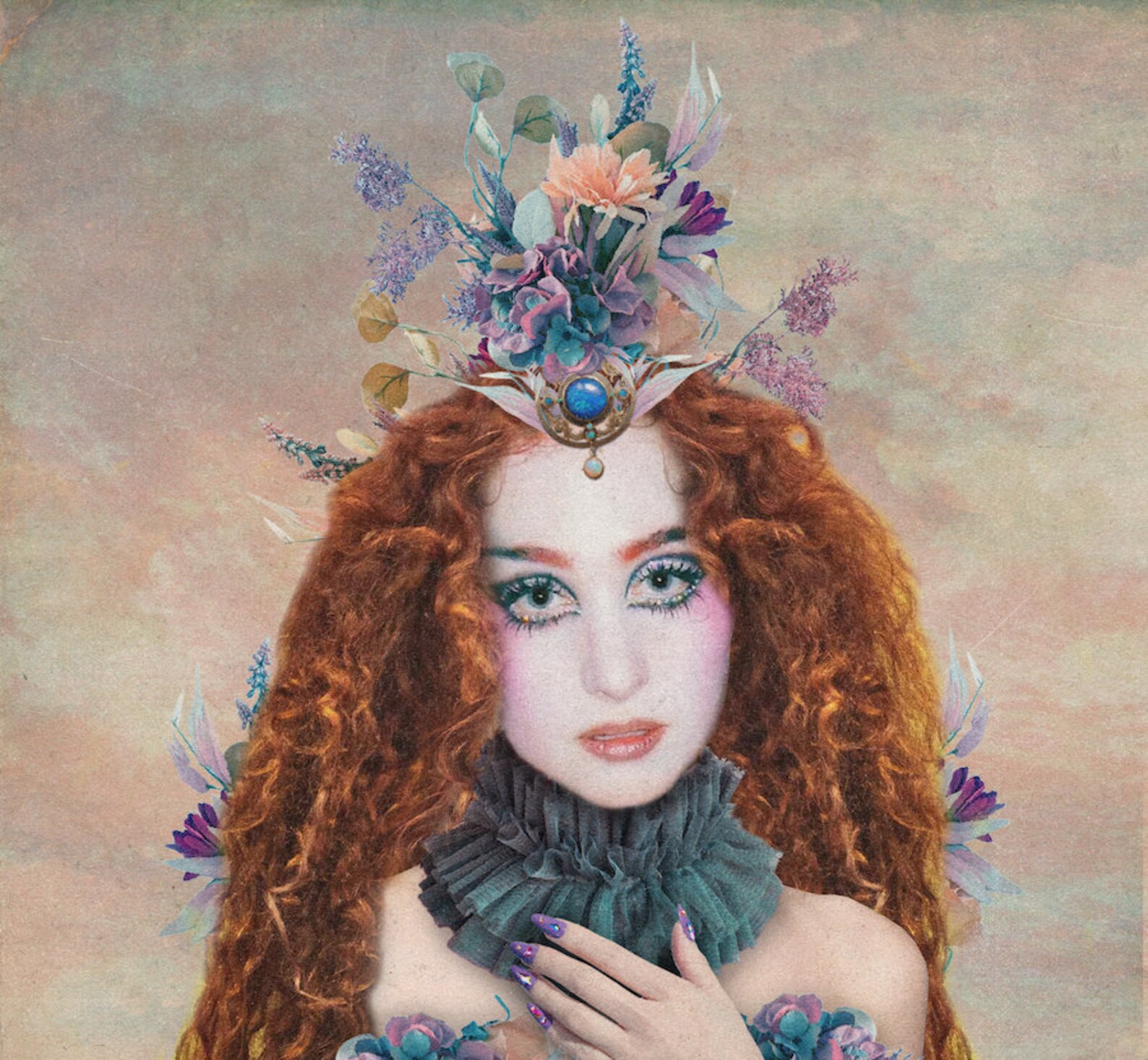 Chappell Roan, Good Luck Babe, Botanical Art Print, Gothic Illustration ...