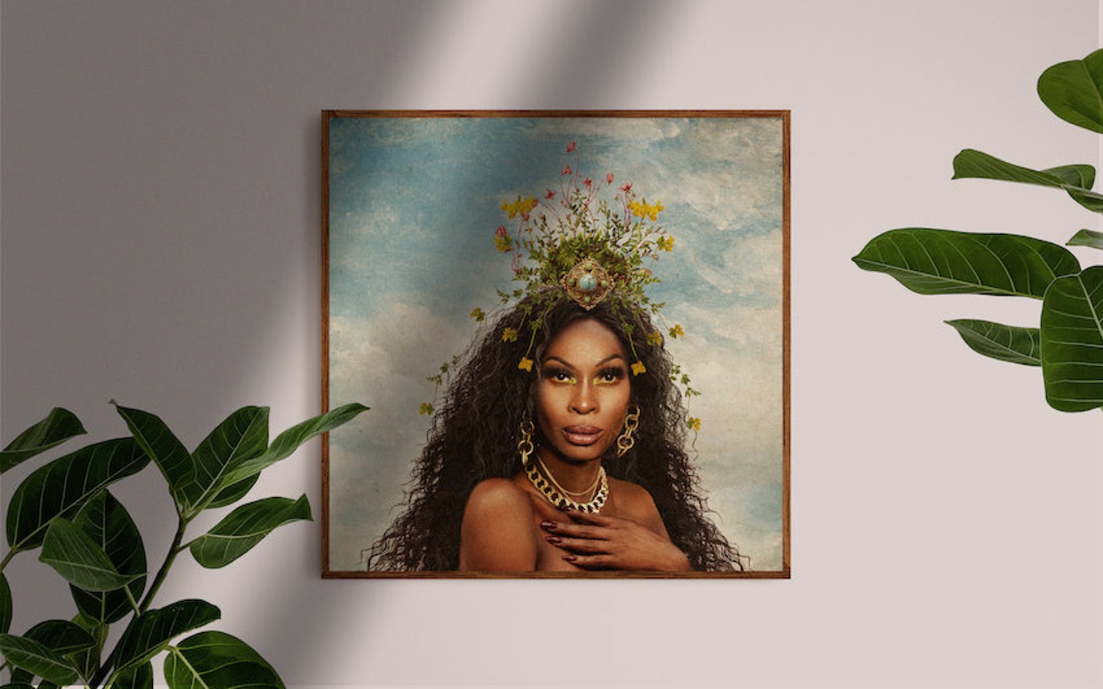 Dominique Jackson, Elektra, Pose, Botanical Art Print, Vintage Art ...