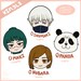 JJK Anime | Chibi Vinyl Stickers | Glossy, Matte, Holographic - Etsy Canada