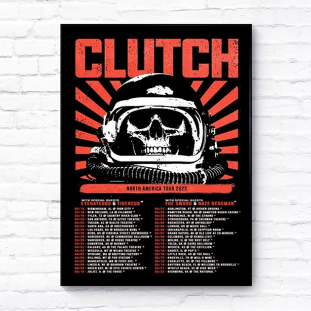Clutch Tour 2022 Poster