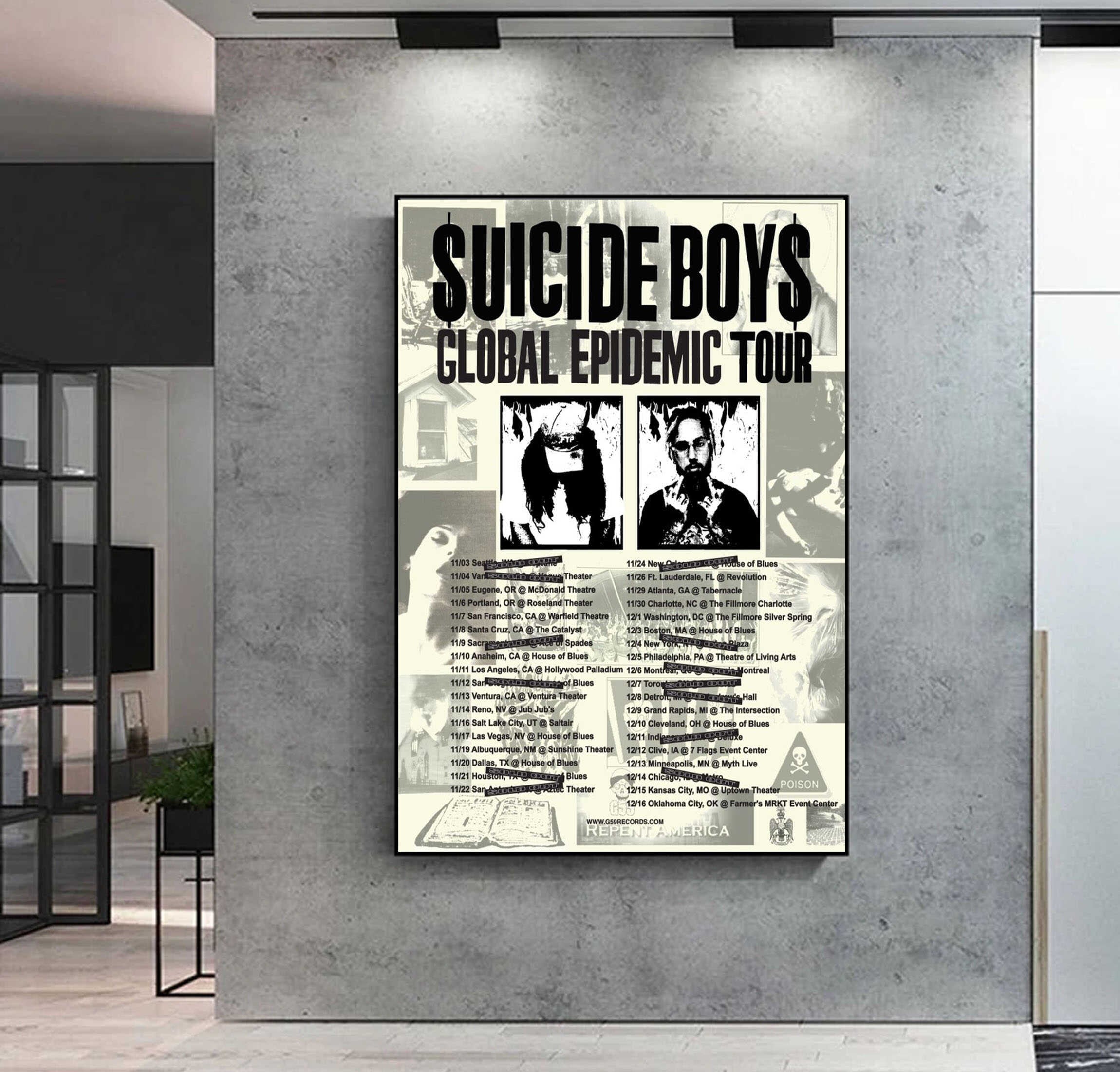 Grey Day Tour 2022 Suicideboys Poster sold by Groom To remember | SKU ...