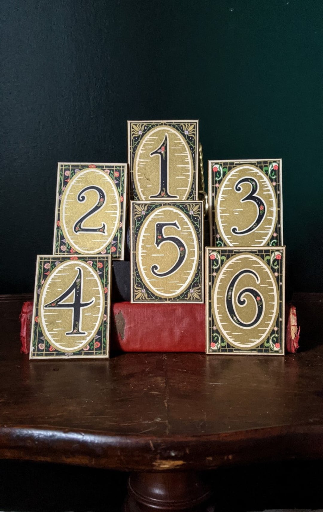 Art Deco Table Number - Etsy