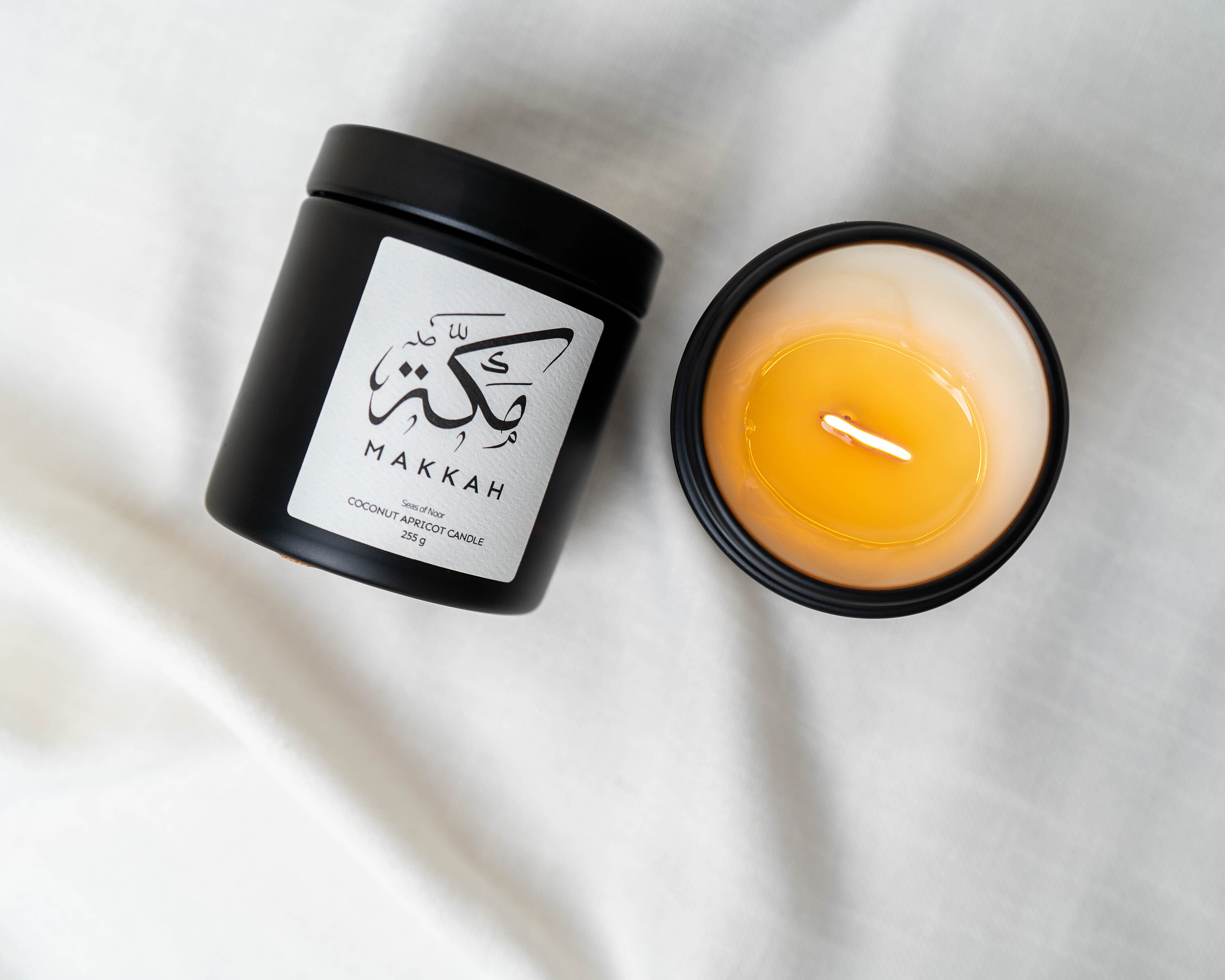 Makkah | Masjid Al Haraam | Kaaba Kiswa Scented Crackling Wood Candle ...