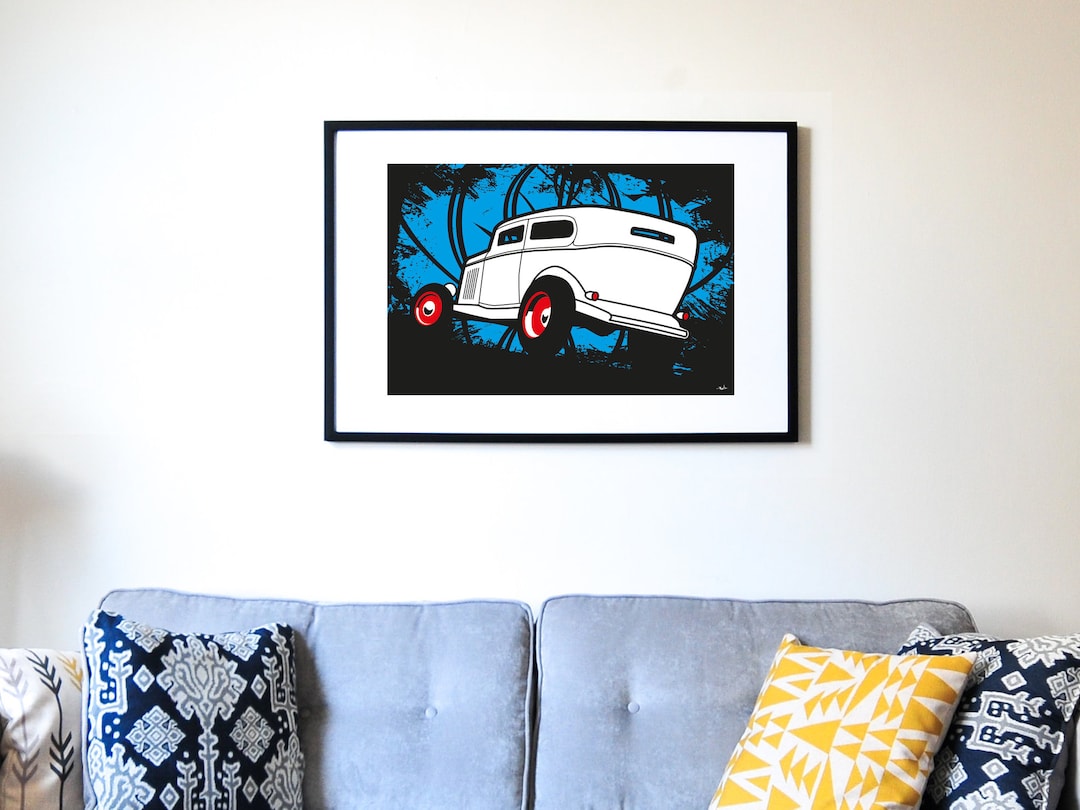 1932 Ford Sedan Art Print Printable Poster Poster Art - Etsy