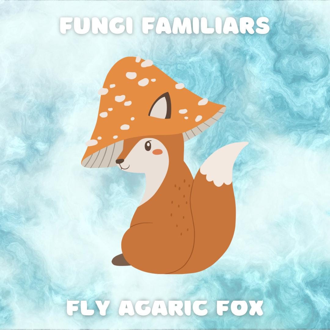 FUNGI FAMILIARS - Fox Pin - 2 Colours - Etsy