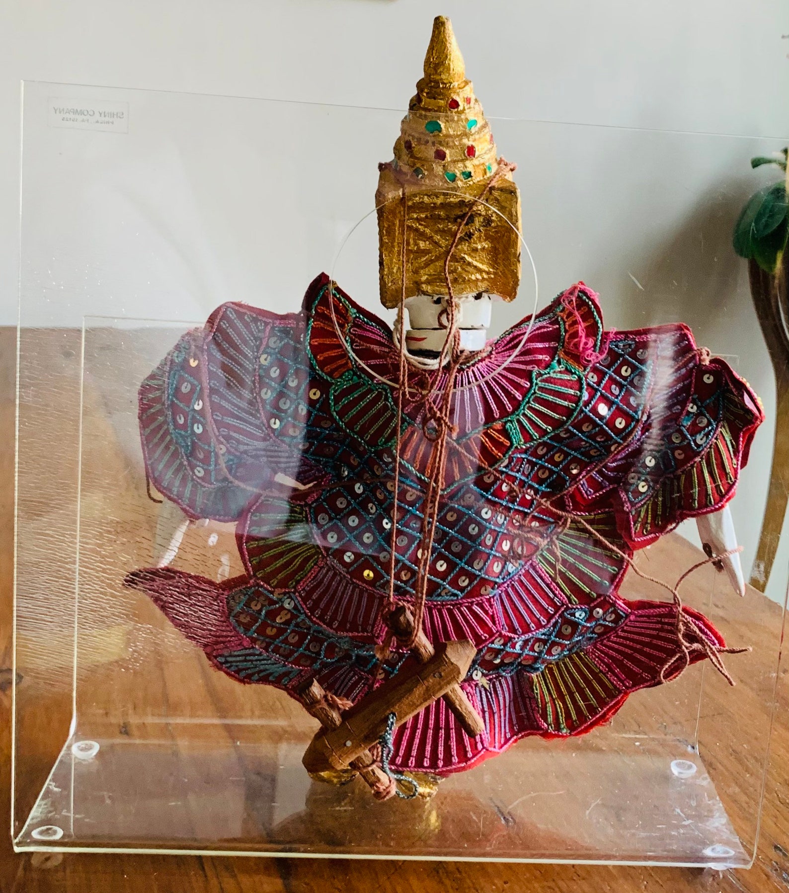 Antique Ornate Burmese Yoke Thé Marionette Puppet Handcrafted - Etsy