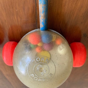 Original 1960s Fisher Price Corn Popper Push Toy Toddler Baby | Etsy