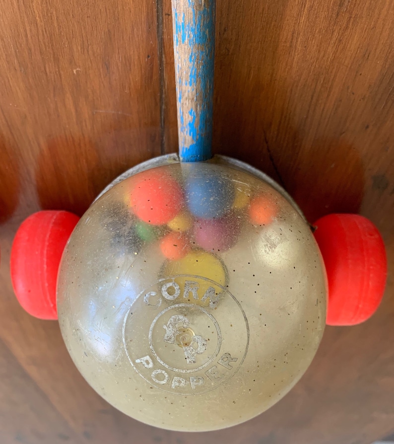 Original 1960s Fisher Price Corn Popper Push Toy Toddler Baby | Etsy
