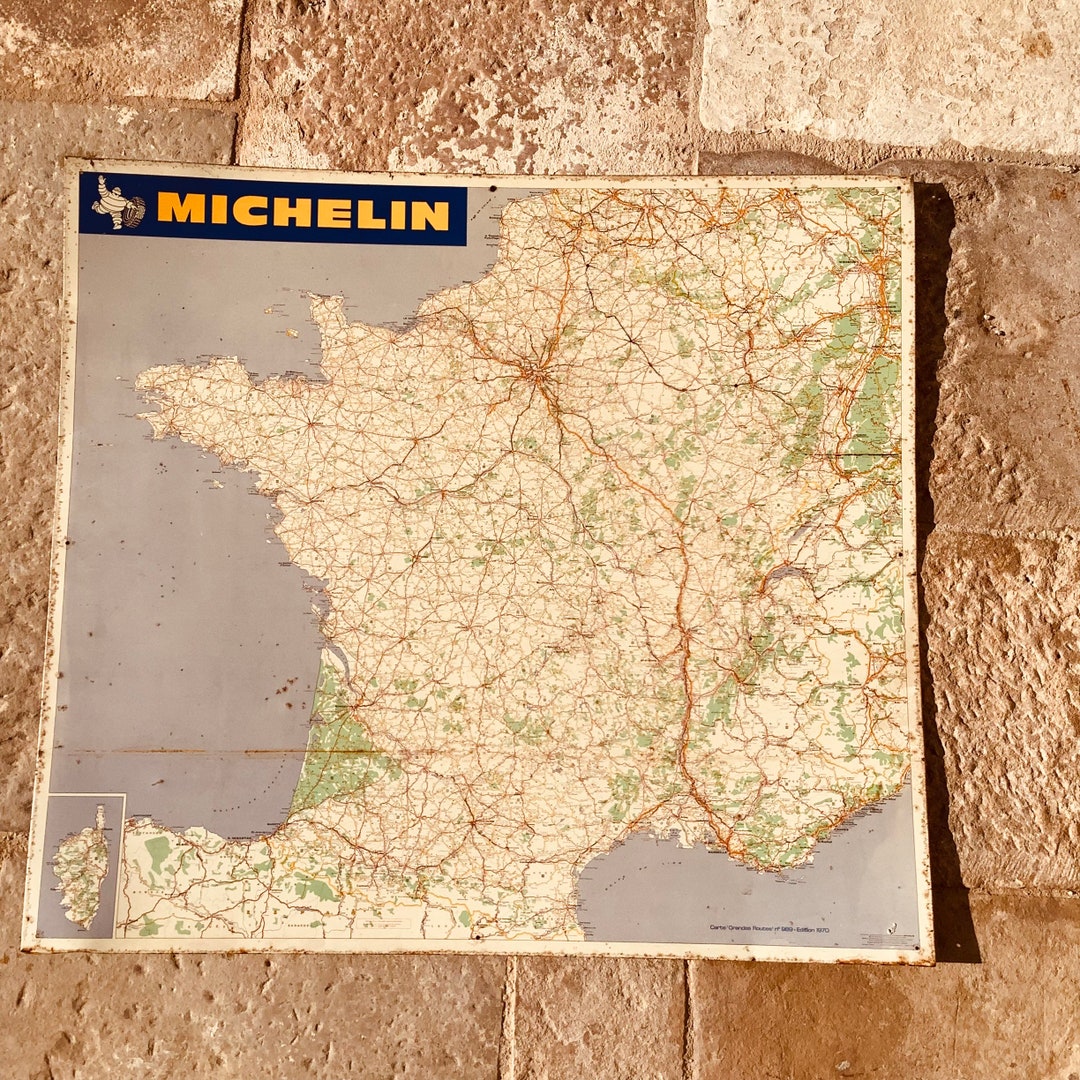 Michelin Road Map - Etsy
