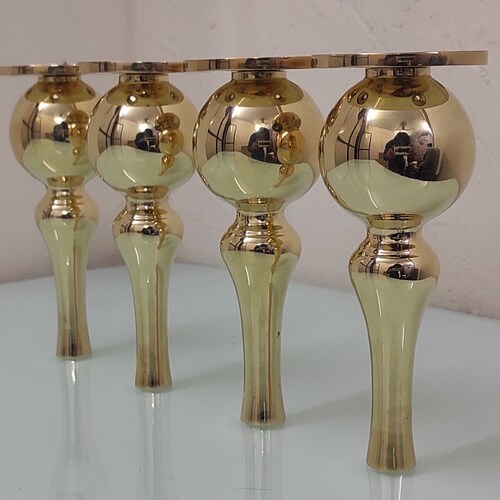 4X Modern Straight Brass Legs Coffee Table Legs Black Sofa - Etsy