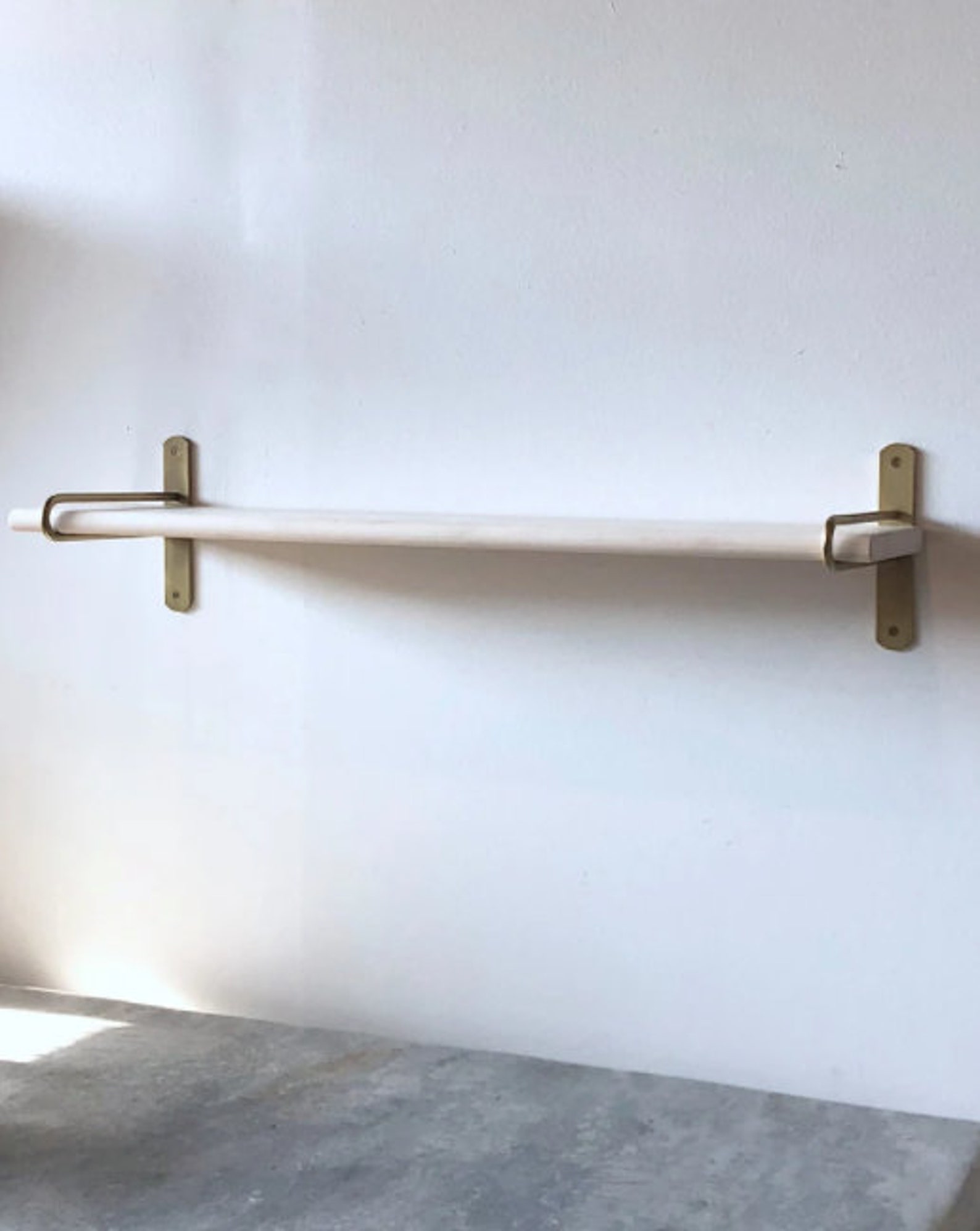 Set of 2 Solid Brass Artistic Brackets Wall Brackets DIY | Etsy