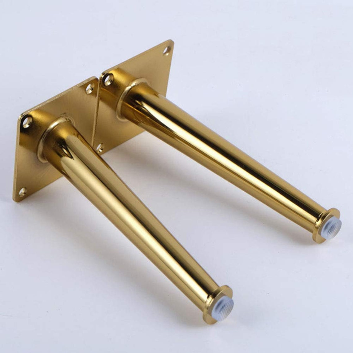 Set of 4, 4" to 24", DIY SOLID BRASS Furniture Legs, Cabinet Cupboard ...