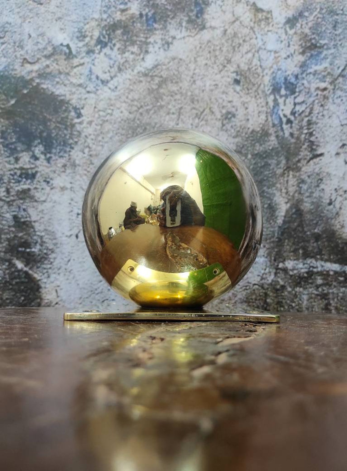 Set of 4 5 DIY Heavy Duty Round SOLID BRASS Artistic | Etsy