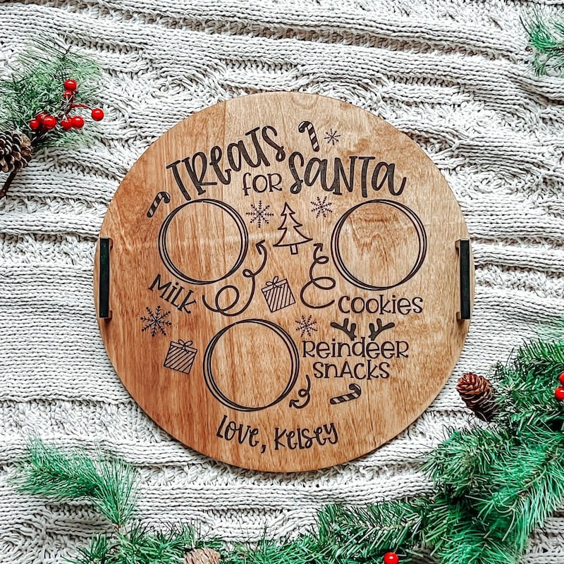 Santa Tray - Etsy