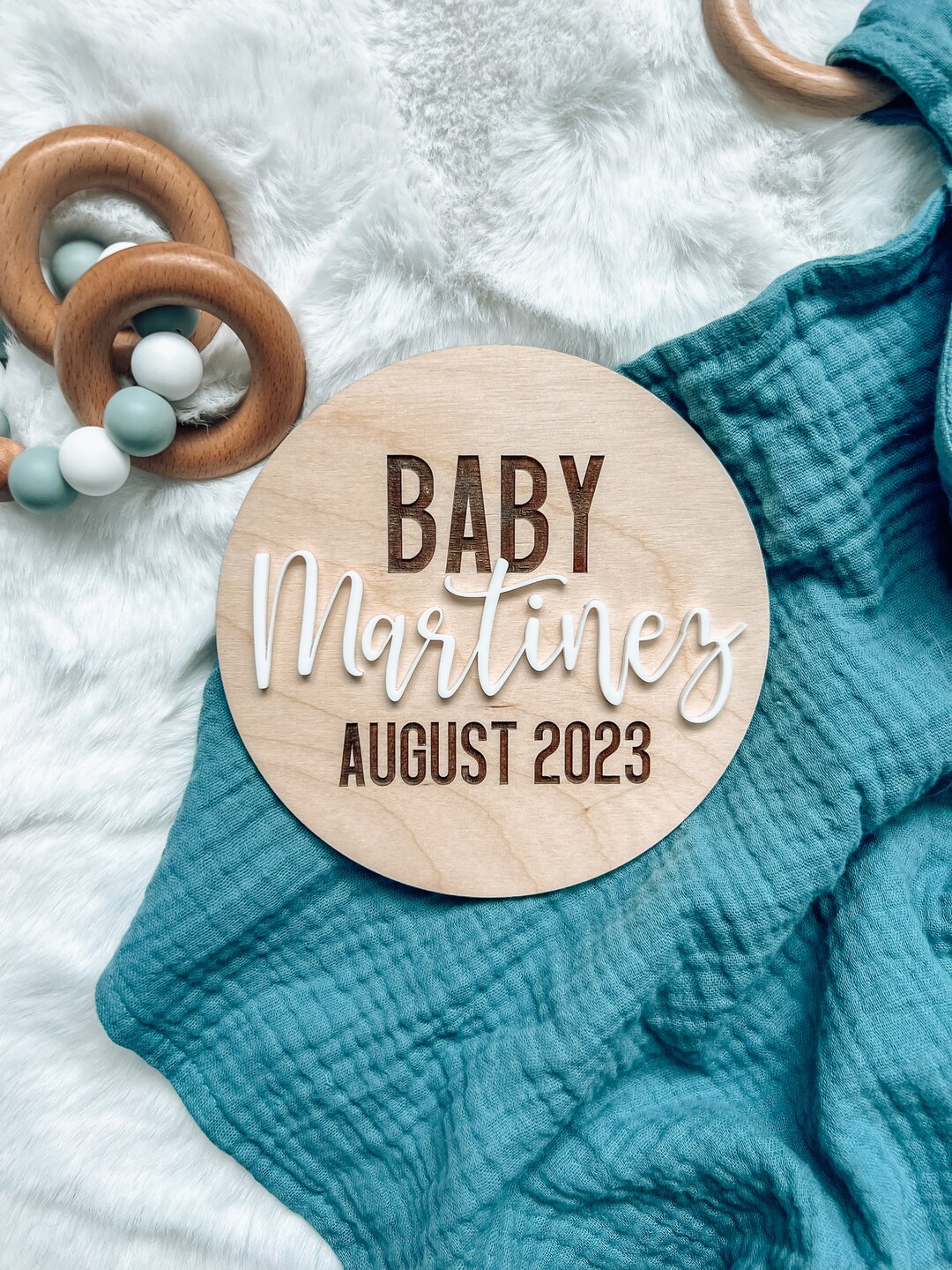Personalized Last Name Baby Arriving Soon Sign Baby - Etsy