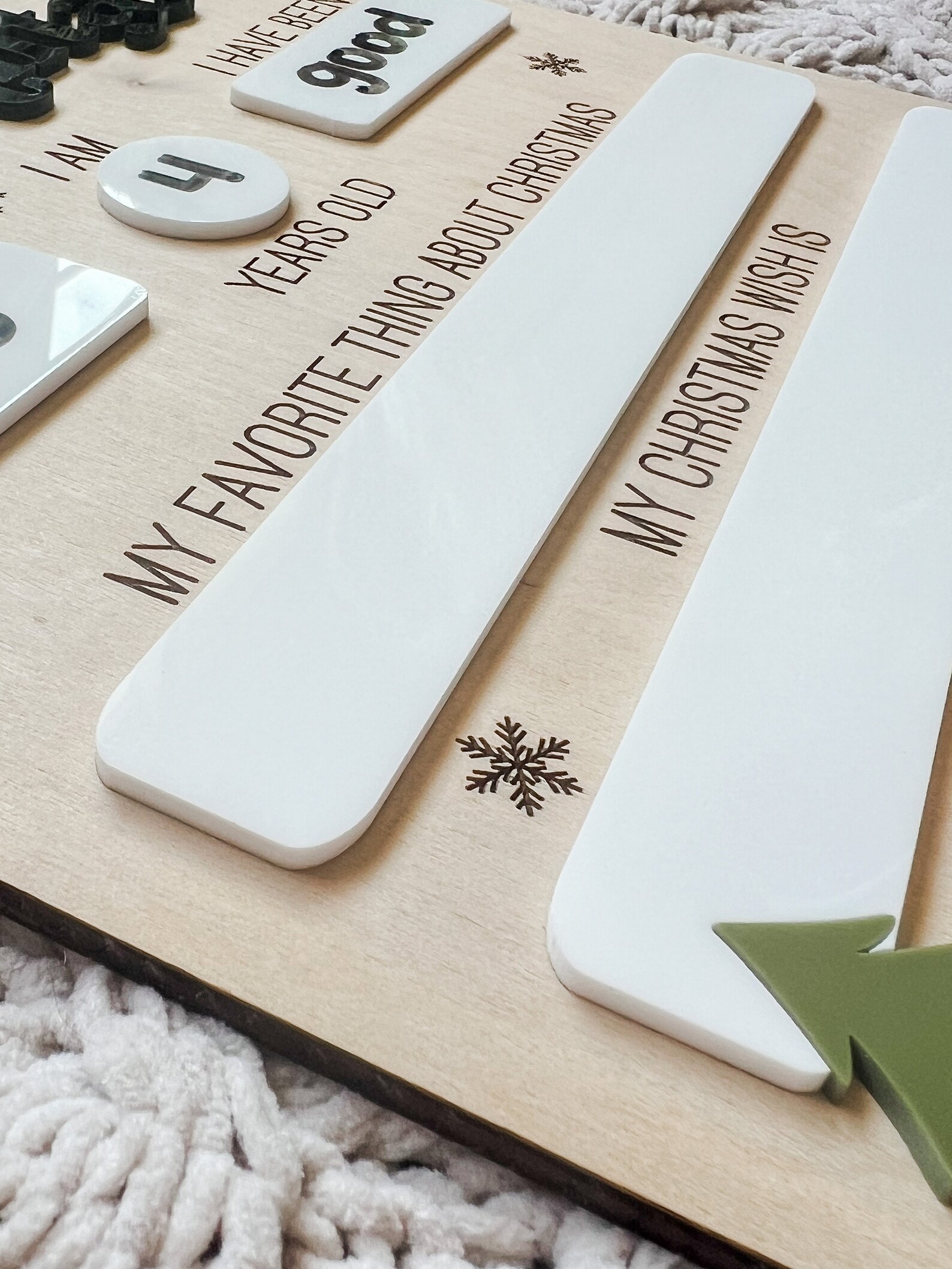 Dear Santa Christmas Board | Christmas Wish Sign | Reusable Dear Santa ...