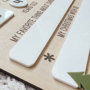 Dear Santa Christmas Board | Christmas Wish Sign | Reusable Dear Santa ...