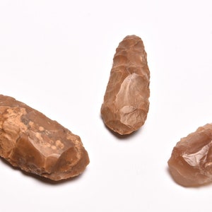 Genuine Neolithic Early Stone Age Tool 3 Flint Tranchet Axes | 85×61mm ...