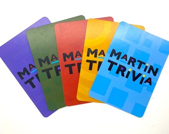 Martin Trivia Cards - Etsy