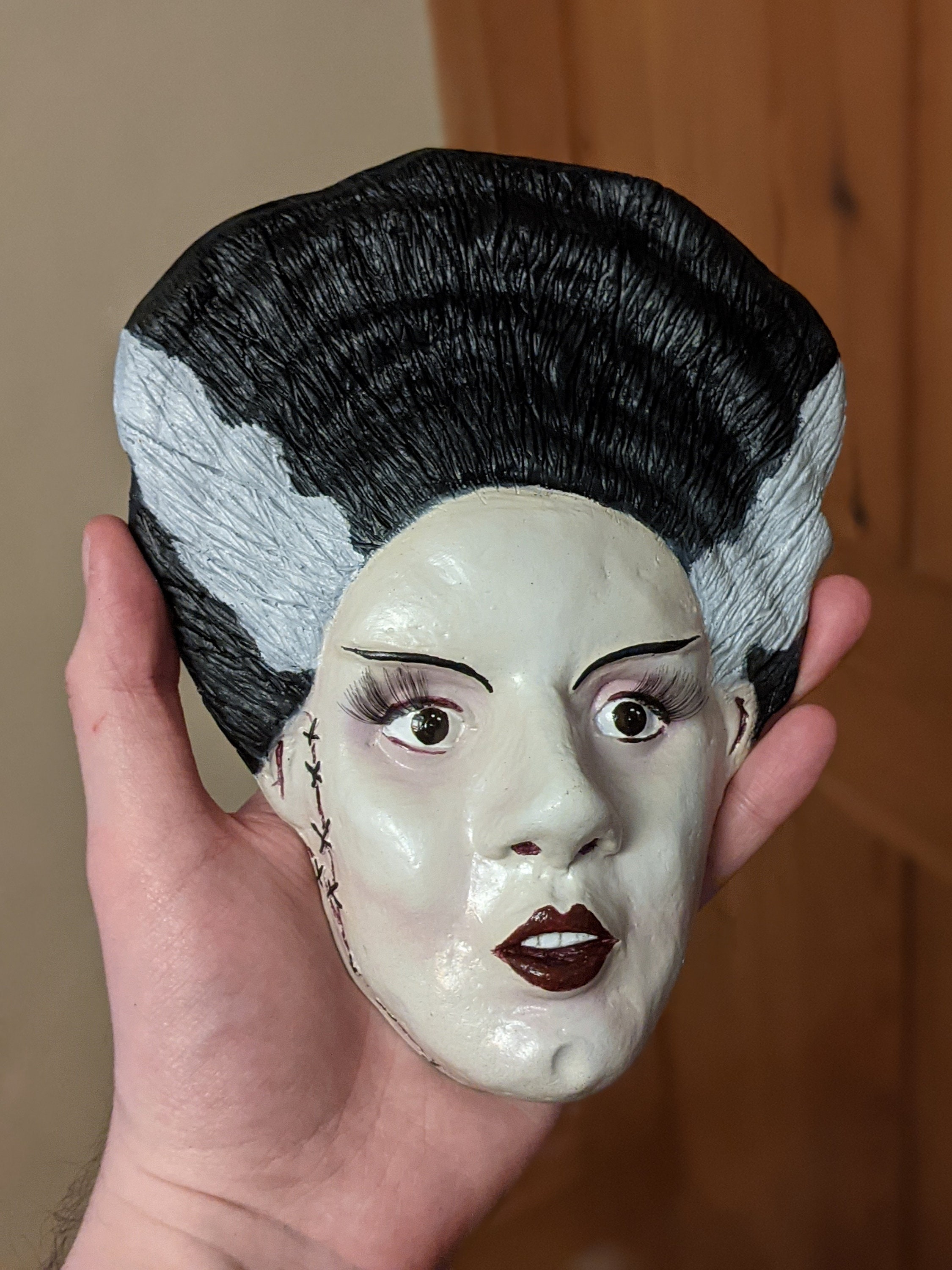 The Monster & the Monster's Bride Decorative Wall Art | Etsy