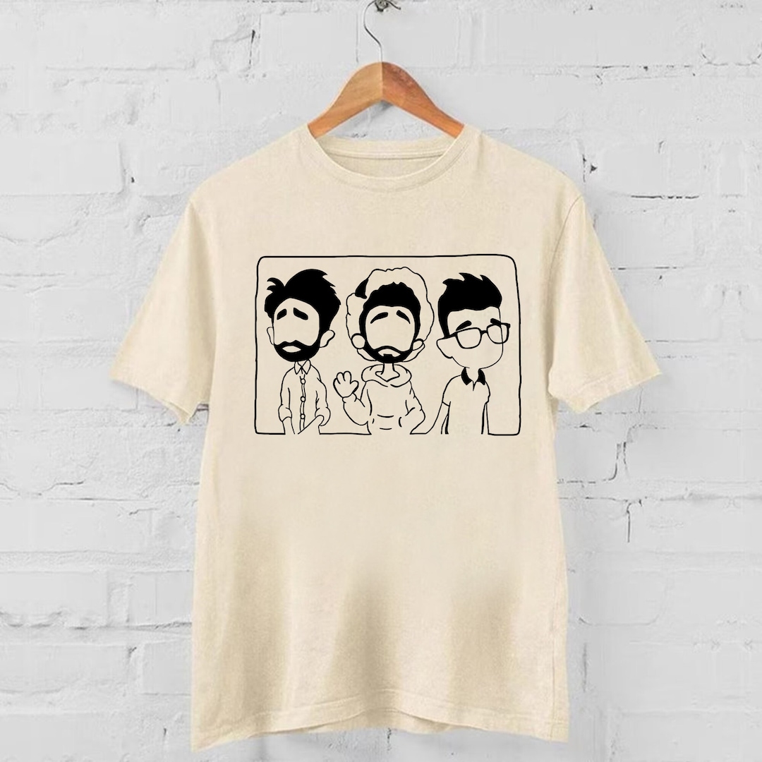 AJR Band Fan Shirt, Ajr Members Chibi Shirt, Black and White Photo ...
