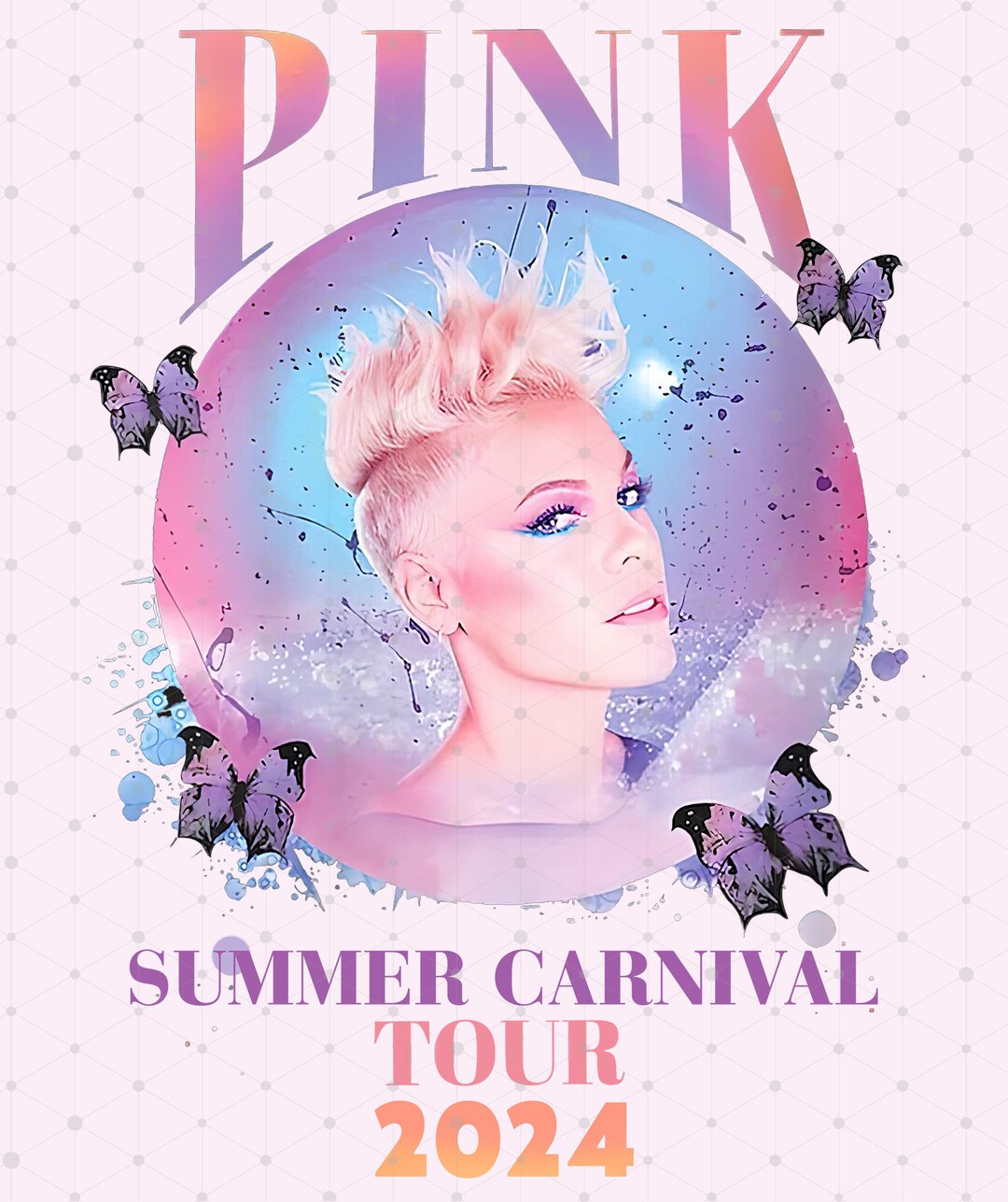 Pink Png File Png, Pnk Singer, Pink Summer Carnival Tour 2024 Png, Pink ...