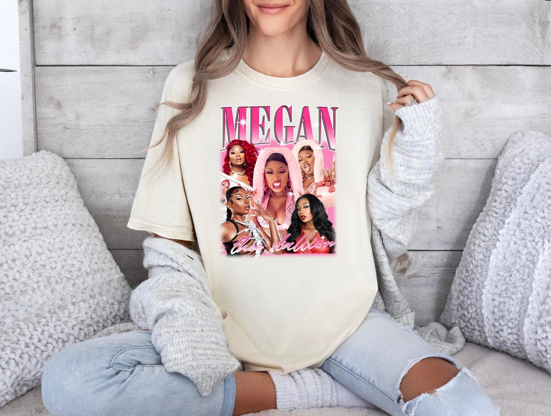 Limited Megan Thee Stallion Shirt, Vintage Megan Thee Stallion 90s ...