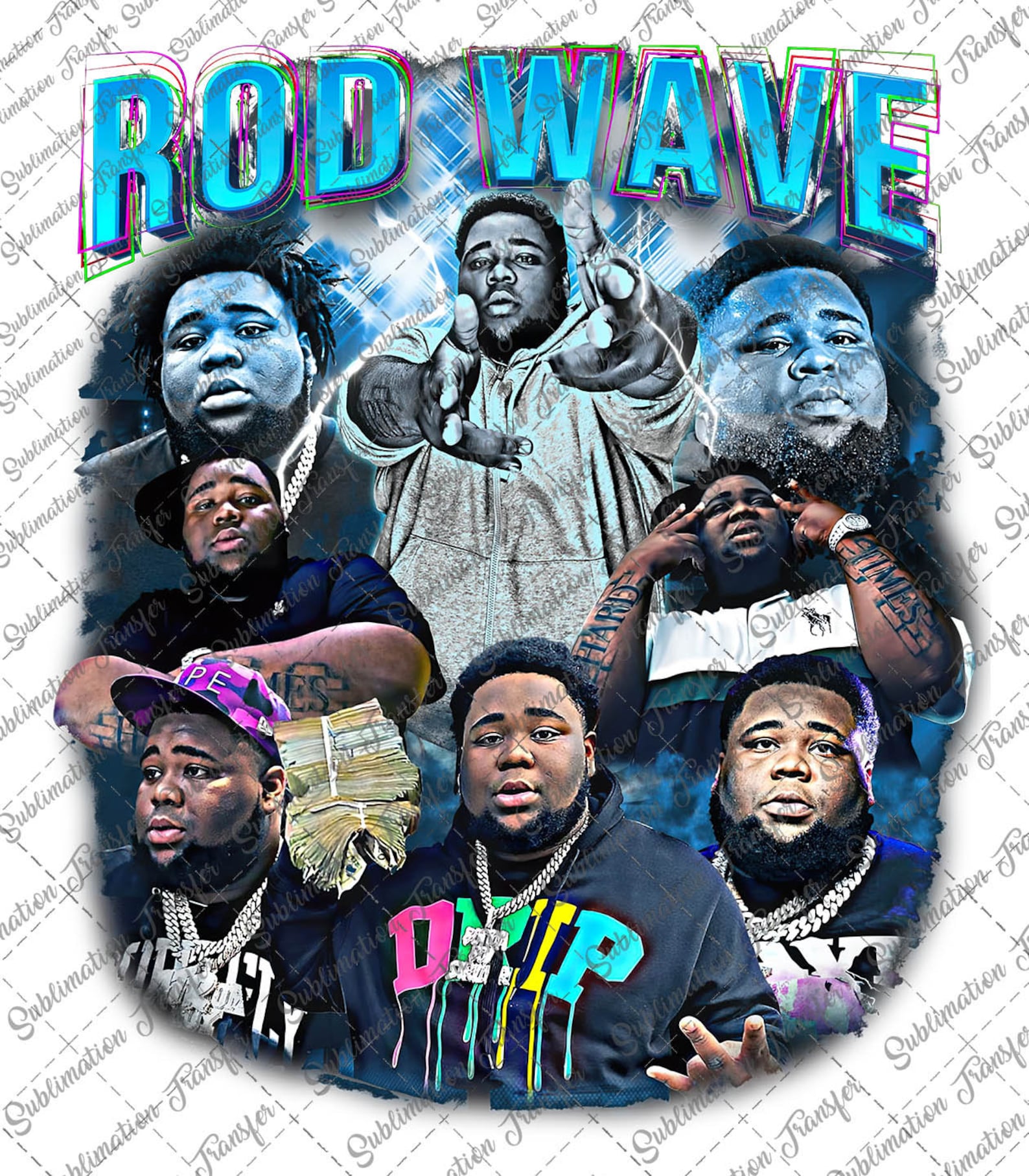 ROD WAVE Graphic Png File, Rap Music, Rapper Rod Wave Tour Design Png ...