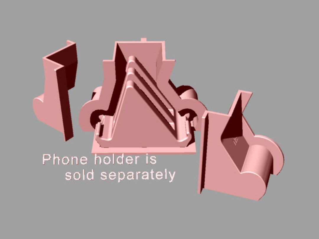 3D Printable STL File Phone Stand Mold Housing Home Office Frame Decor ...
