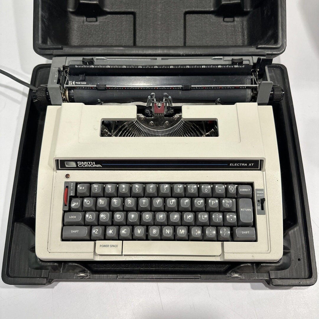 Smith-corona Electra XT Portable Correcting Electric Typewriter Works ...