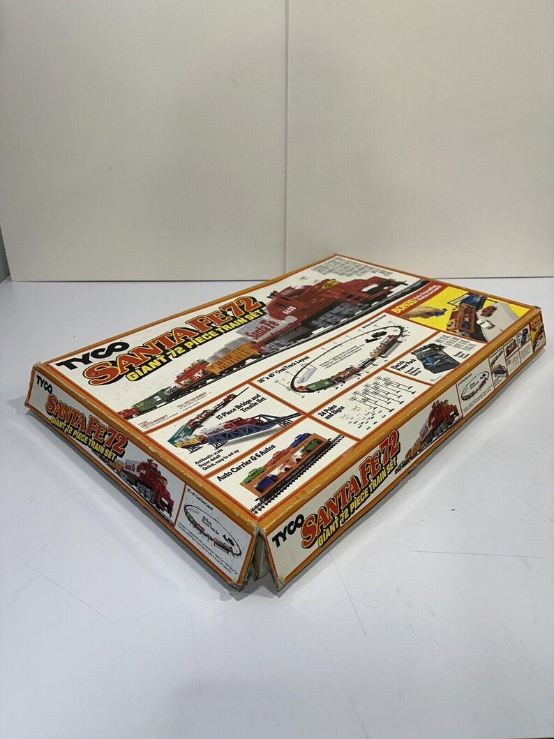1988 Tyco Sante Fe Giant HO Train Set 7414 - Etsy