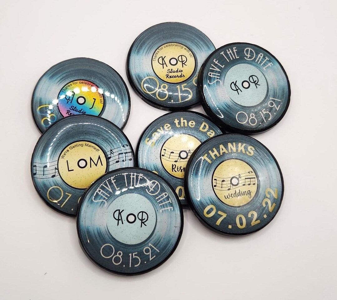 Vinyl Record Design Favors- Hand Made Music Themed Favors- Music Themed ...