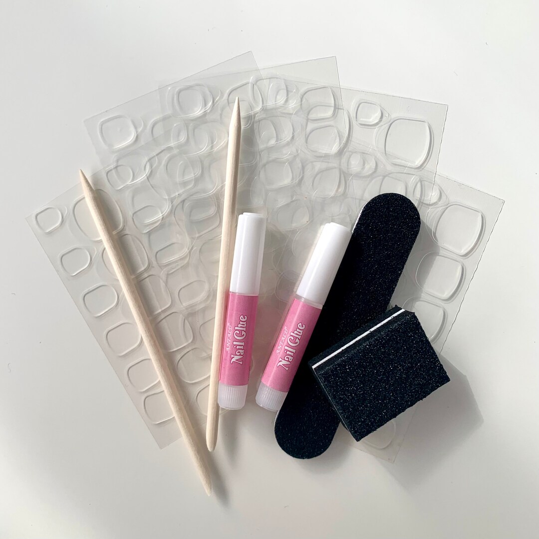 Press on Nails Deluxe Application Kit Glue on Nails Fake Nails - Etsy
