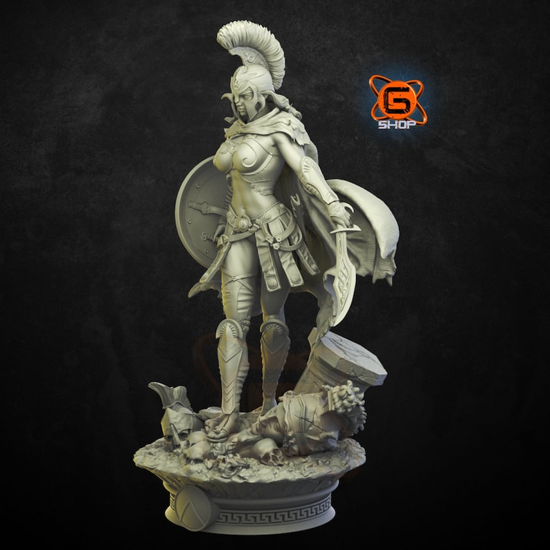Spartan Girl by Michel Ballares Rodriguez Resin Miniatures - Etsy