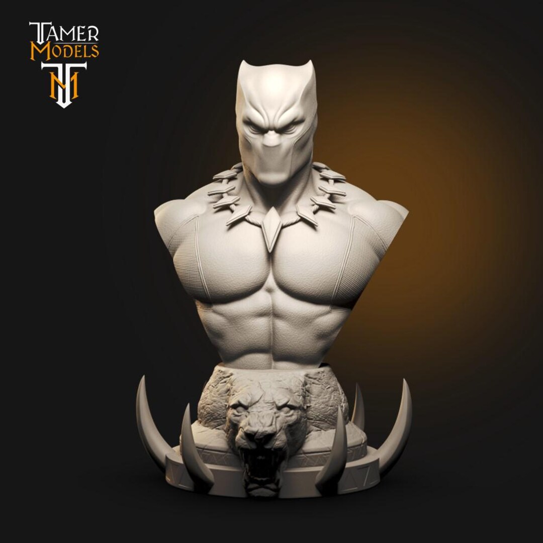 Black Panther Bust Avengers - Etsy