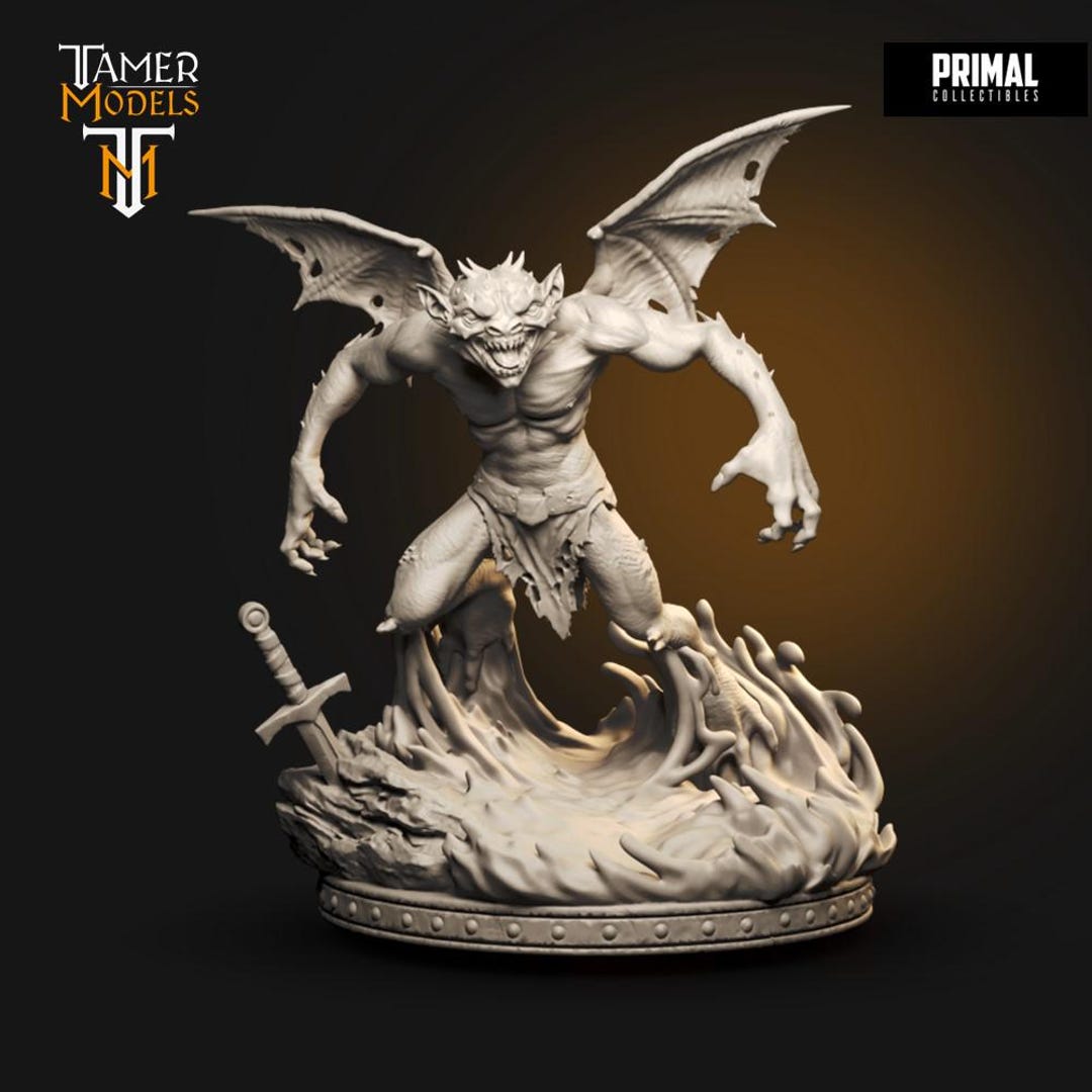 Devil Azath by Primal Collectibles Dnd 3D Printed Tabletop Model - Etsy