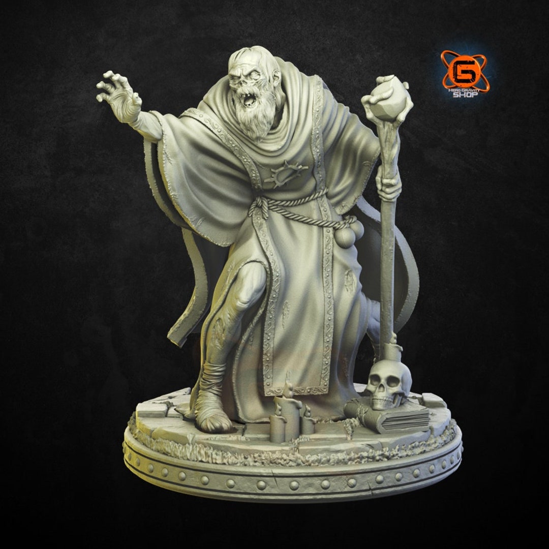 Gorgun Zombie Wizard by Primal Collectibles - Etsy