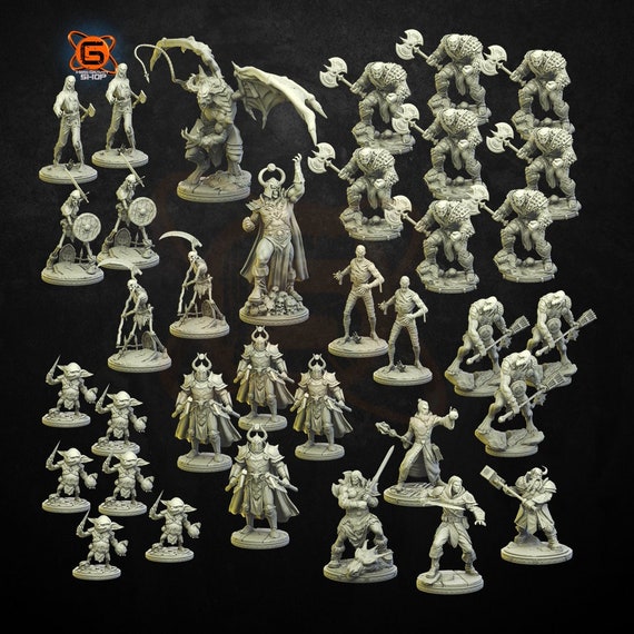 35 Miniatures Ultimate Dungeon Quest Bundle by Primal - Etsy