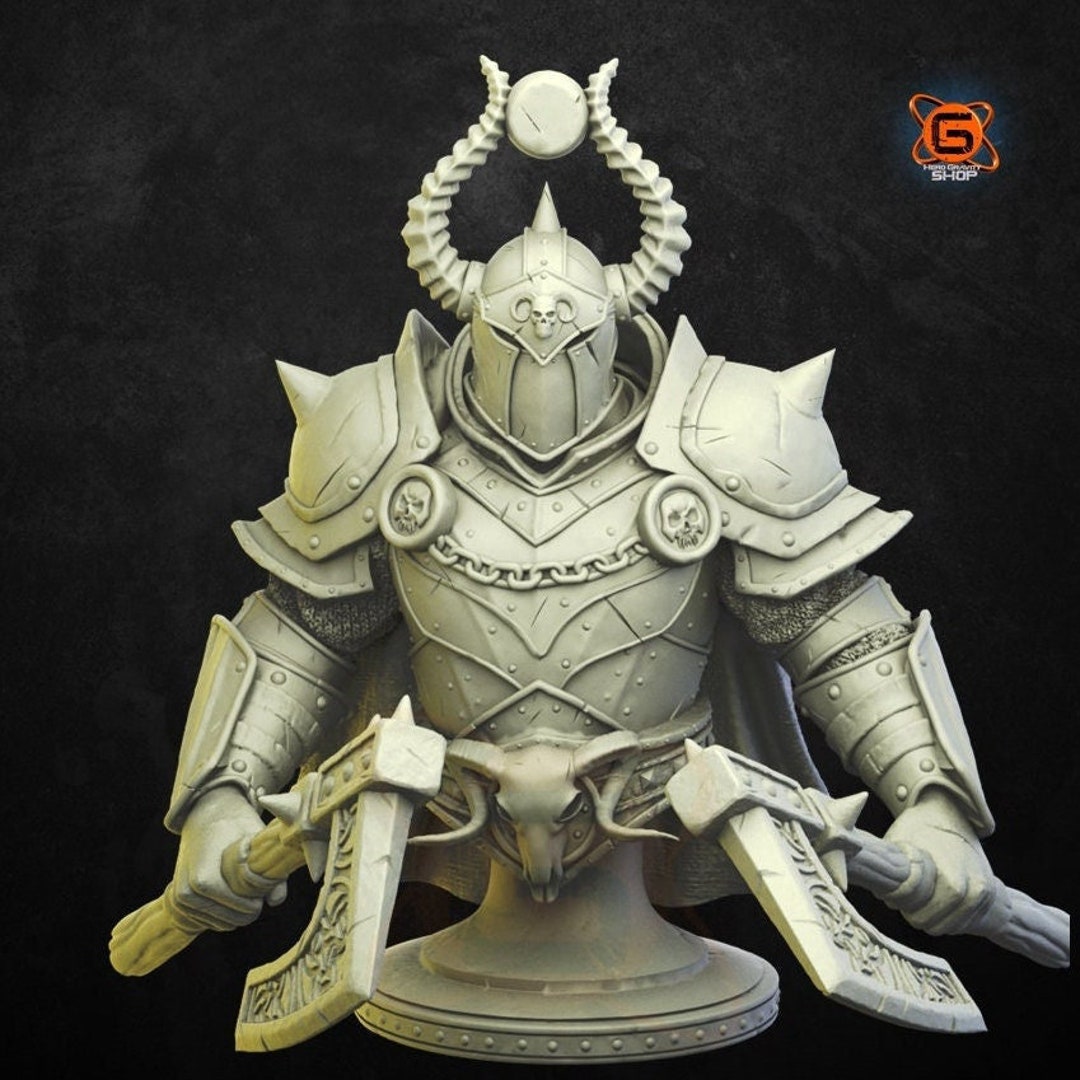 Hadeon Dark Knight Bust by Primal Collectibles - Etsy