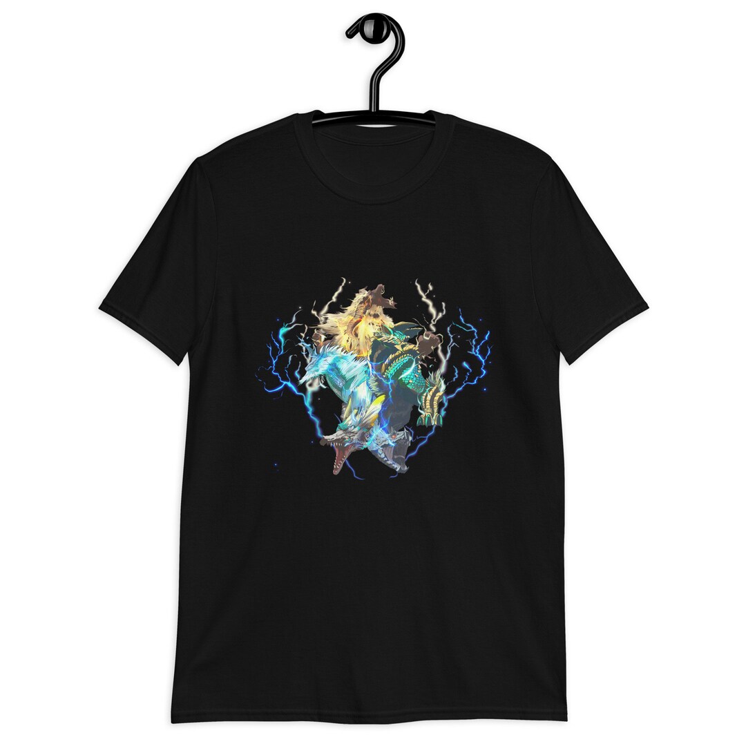 Monster Hunter Thunder and Lightning College Unisex T-shirt - Etsy