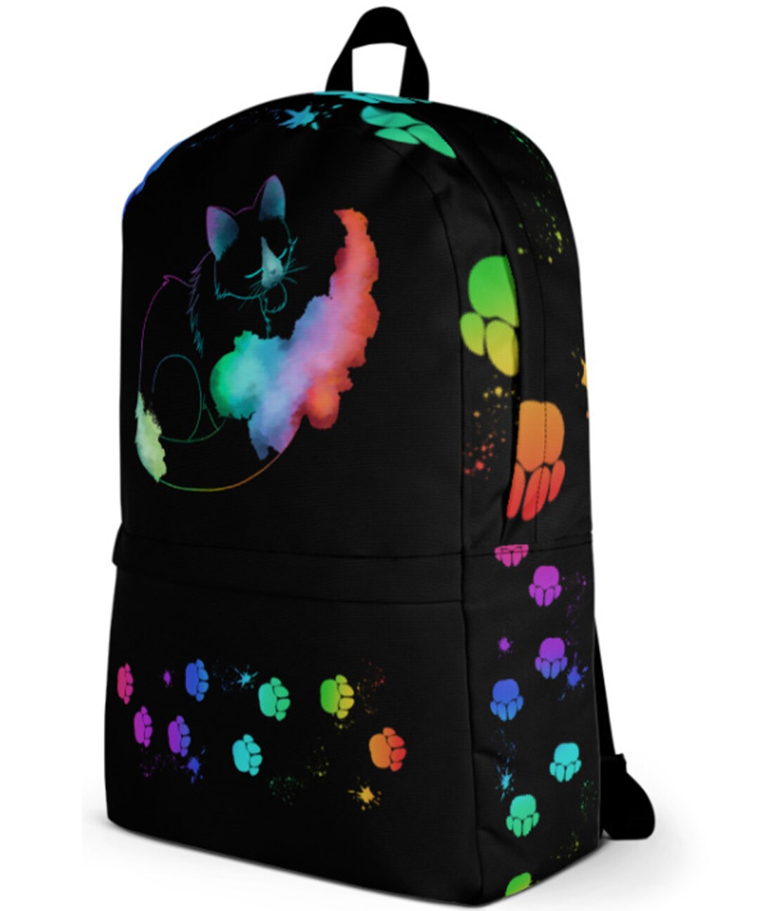 Rainbow Cat Backpack - Etsy